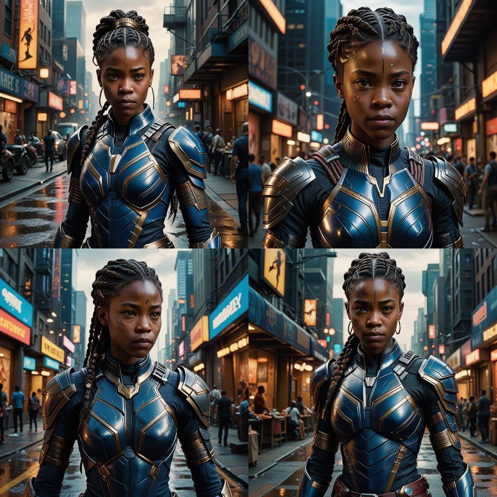 Shuri from Wakanda - Shuri Steps into Reality with Vibrant W...