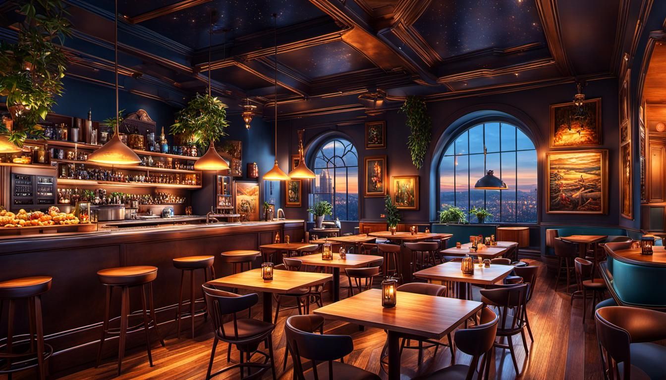 Generate a detailed and captivating description of a surreal image ...