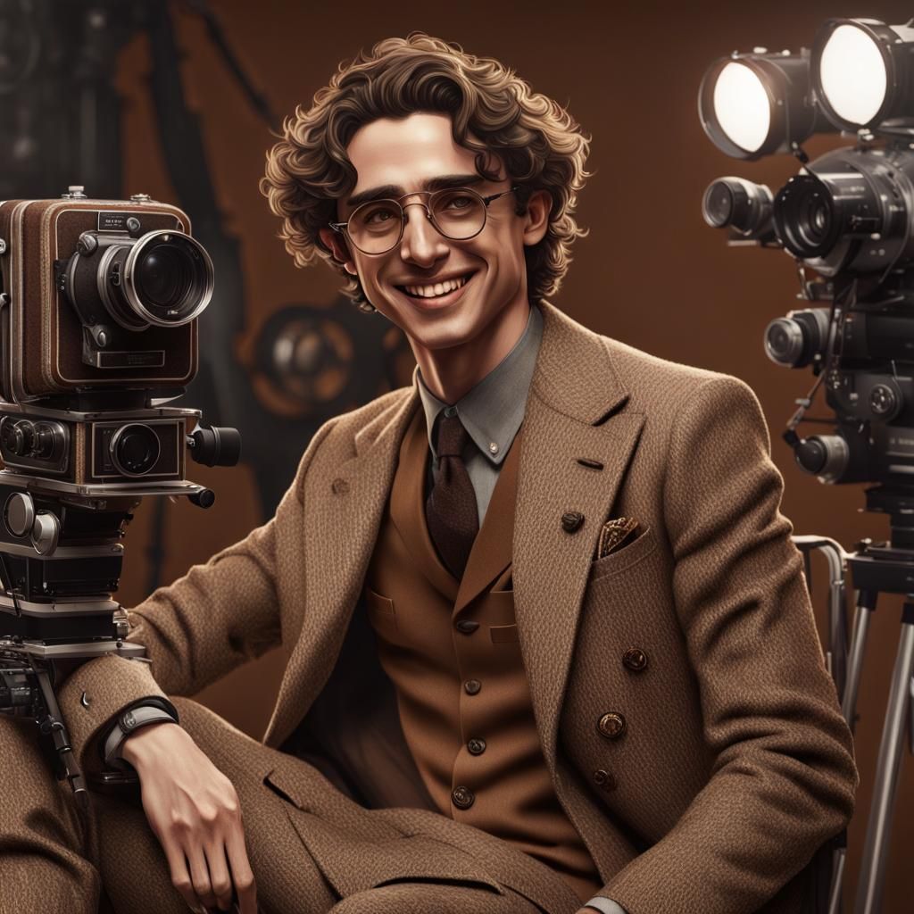 Timothee Chalamet, director - AI Generated Artwork - NightCafe Creator