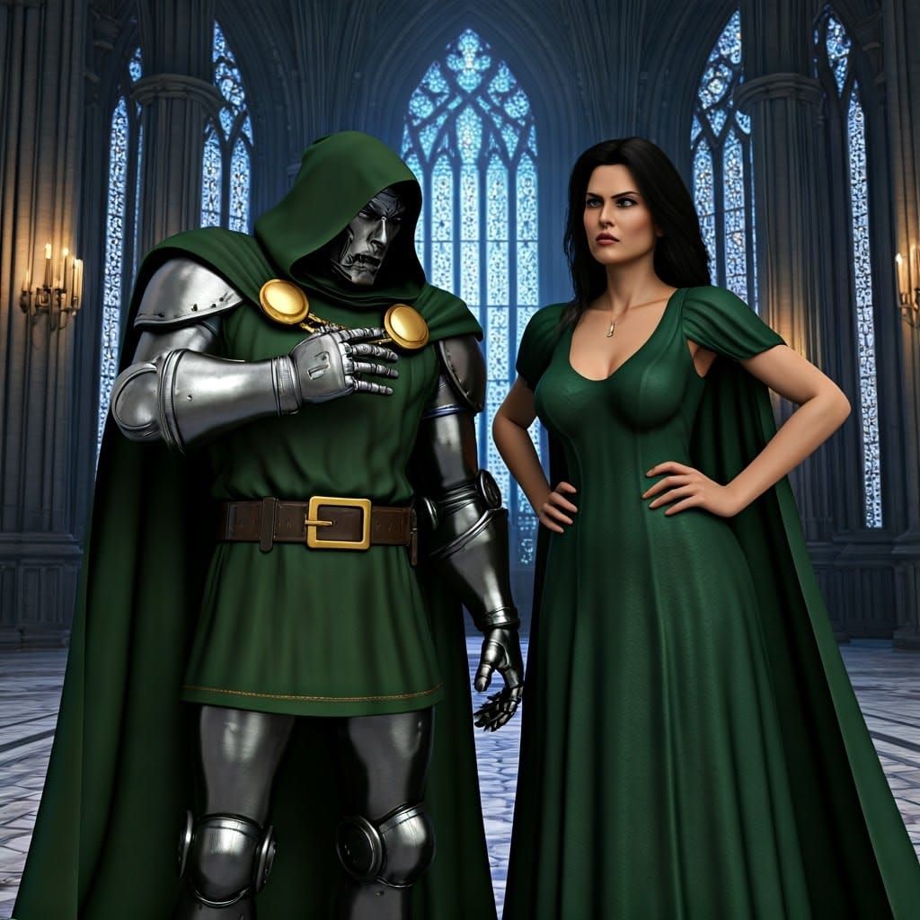 The feared and powerful Doctor Doom is in big trouble with his wife ...