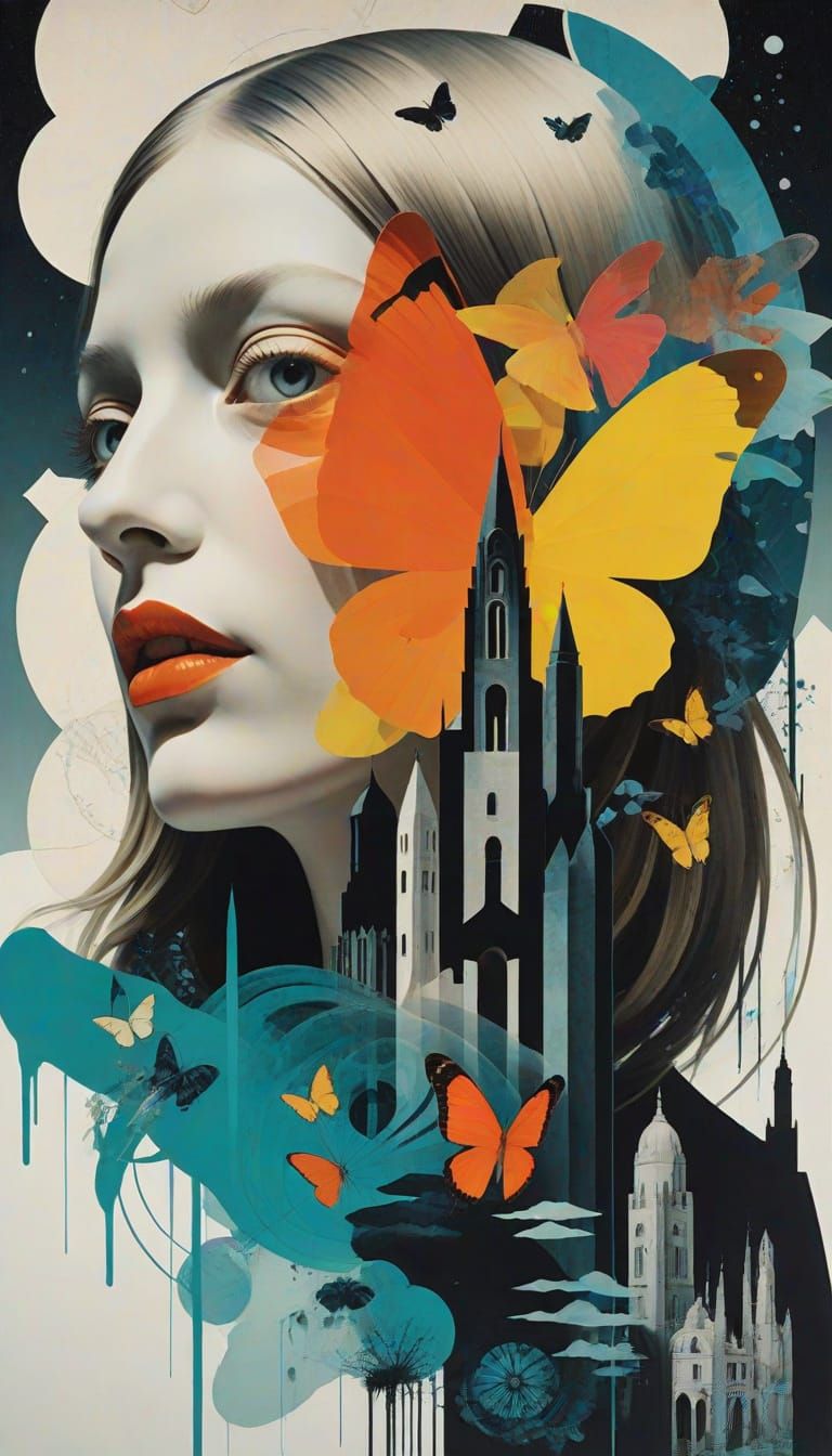 Our Lady of Mesoamerican Awareness, depicted as a spectral figure ...