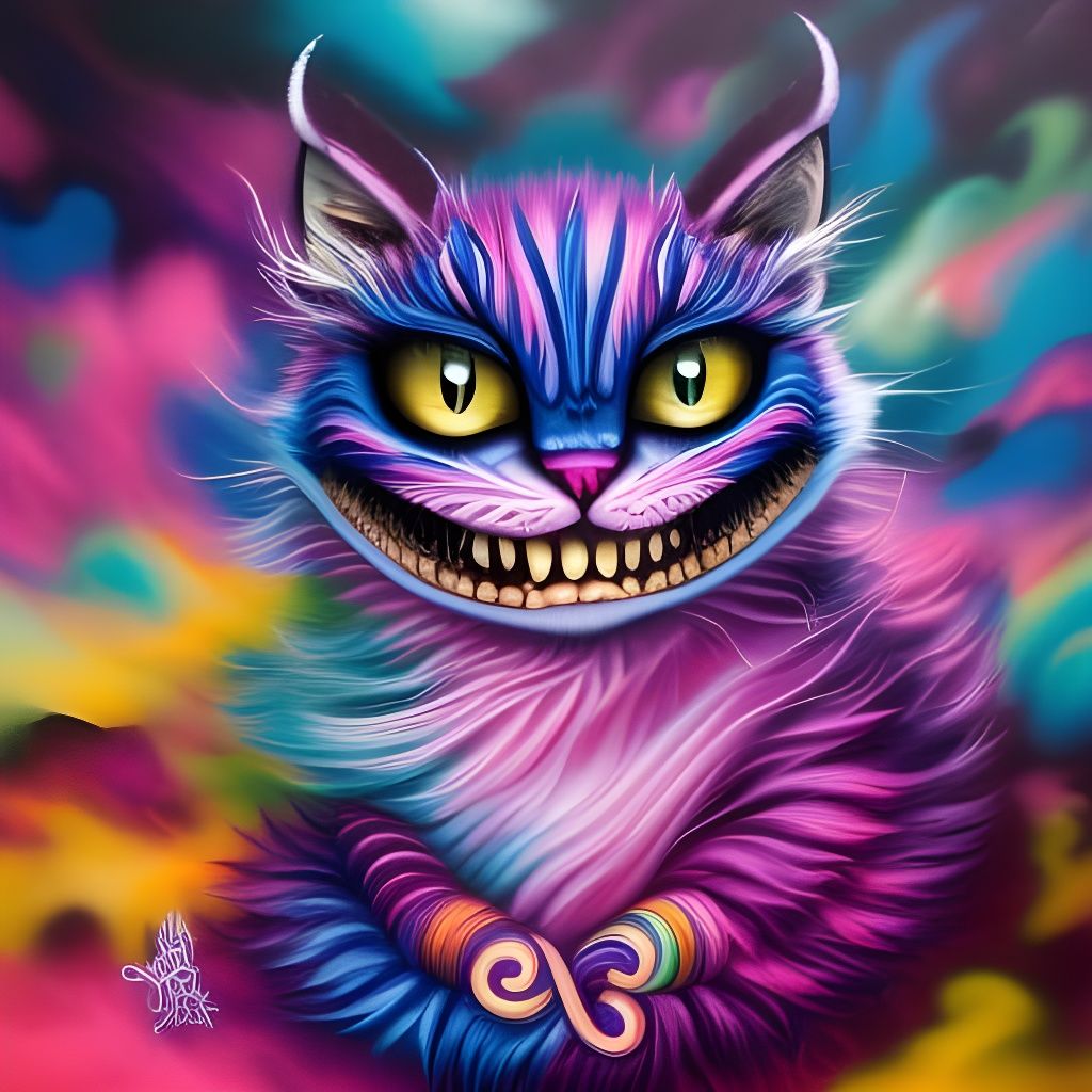 Evil kitty - AI Generated Artwork - NightCafe Creator