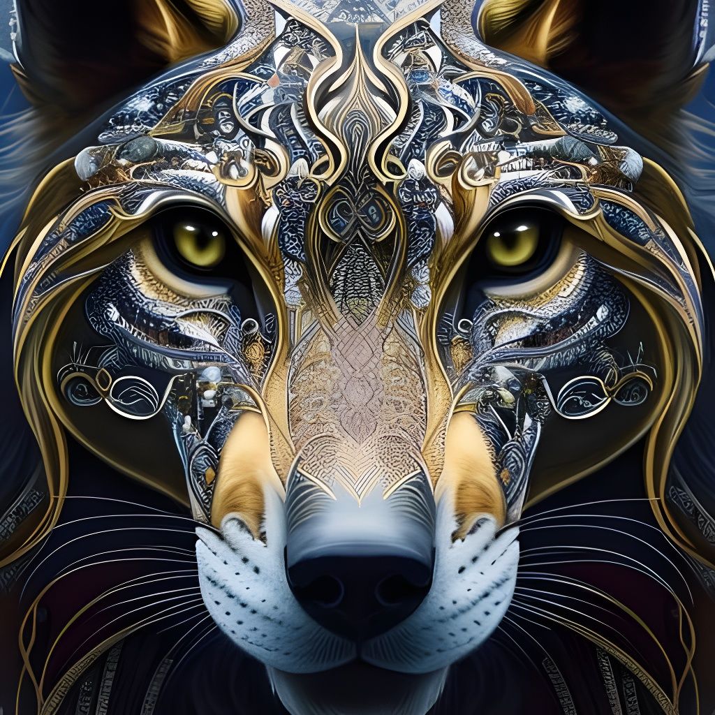 Mystic wolves - AI Generated Artwork - NightCafe Creator