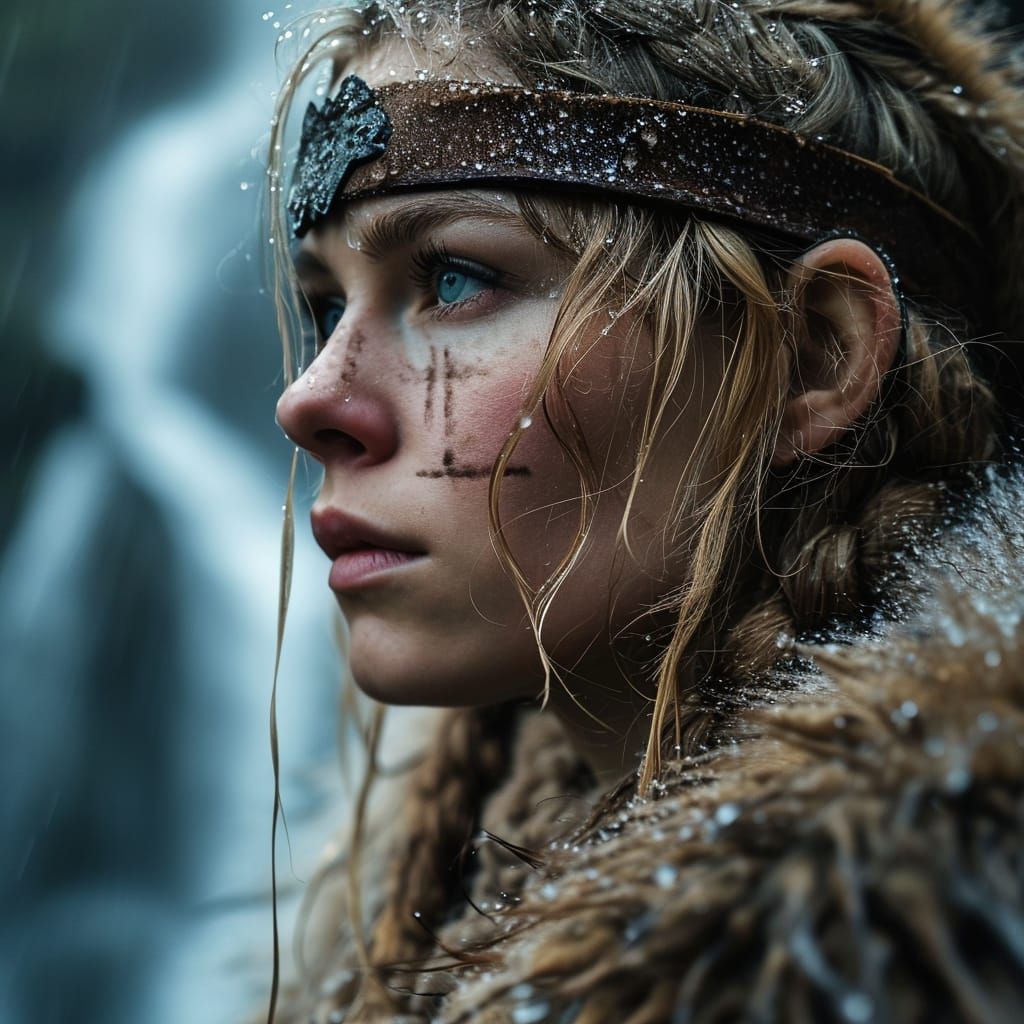 Female Viking - AI Generated Artwork - NightCafe Creator