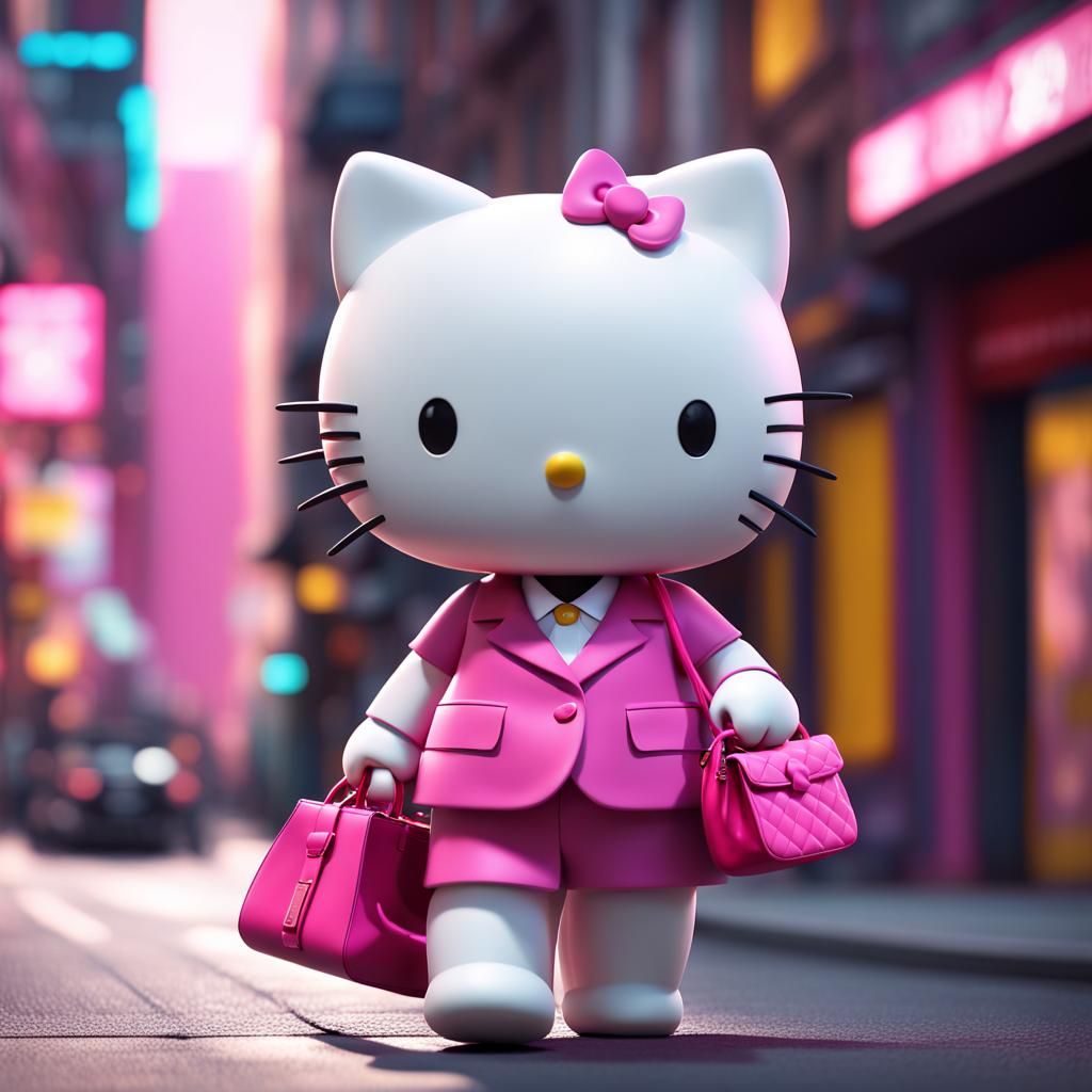 Hello Kitty - AI Generated Artwork - NightCafe Creator