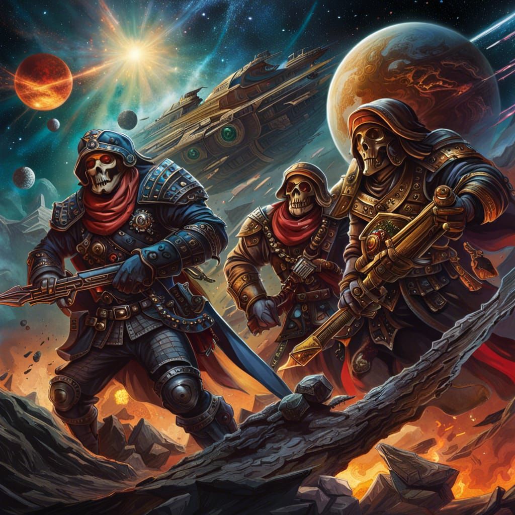 Space Pirates - AI Generated Artwork - NightCafe Creator