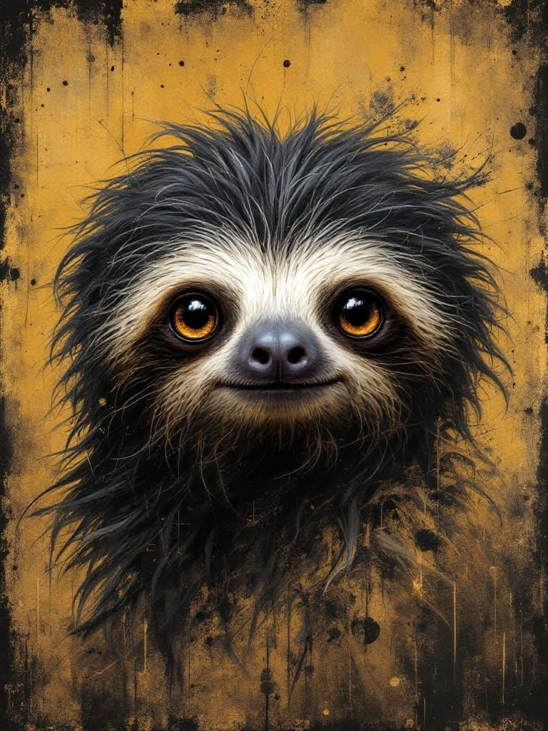 Sloth portrait - Sloth portrait