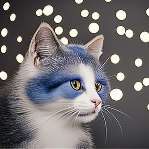 Ice Crystal the cat ice blue cat& ice vibes& Crystal vibes& winter ...