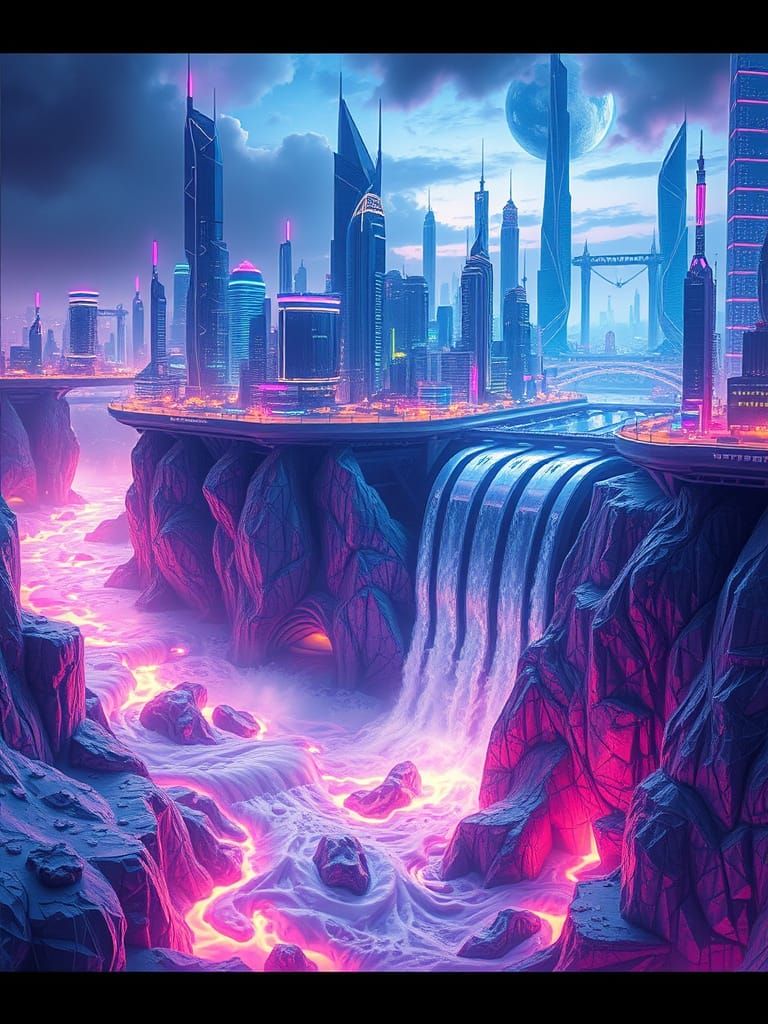 Refinery Runoff - Rivers of Molten Liquid Chrome