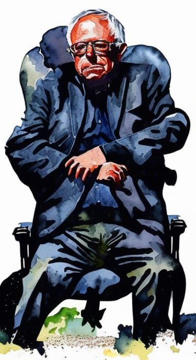 Bernie Sanders - AI Generated Artwork - NightCafe Creator