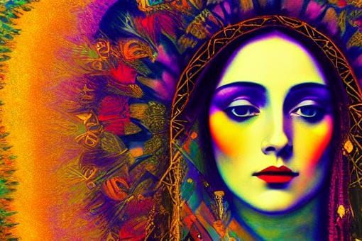 Lady Macbeth Juliet Ophelia Hippie Woman Cinematic Dramatic