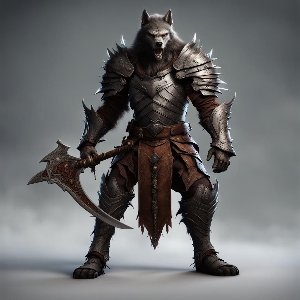 Werewolf Knight - AI Generated Artwork - NightCafe Creator