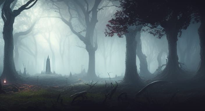 cemetery - AI Generated Artwork - NightCafe Creator