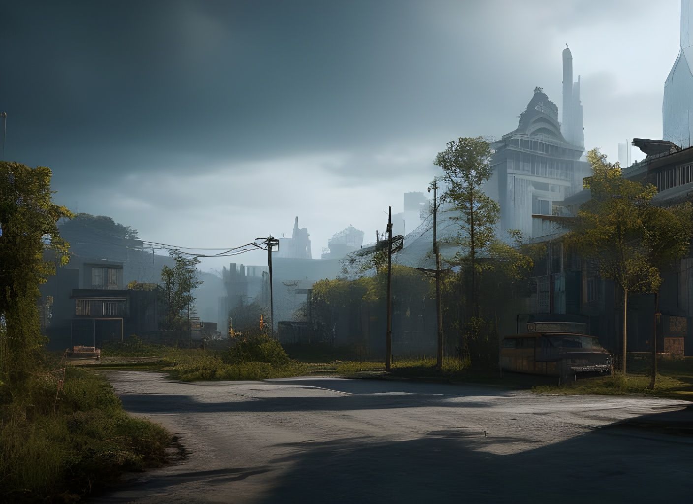 A World Without People - AI Generated Artwork - NightCafe Creator