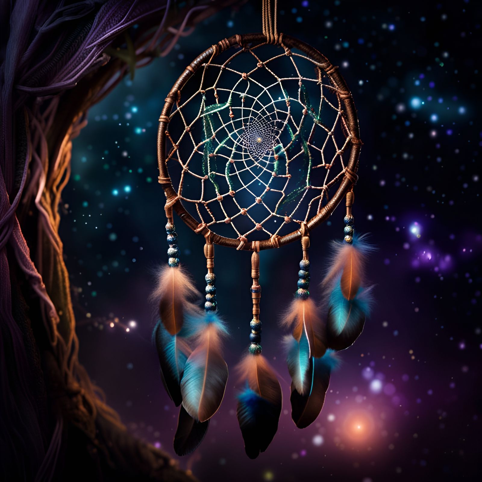 Cosmic dreams to be caught in this catcher. - AI Generated Artwork ...