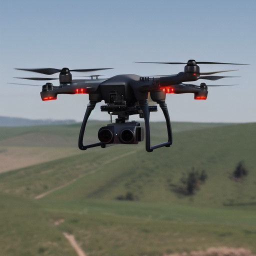 Big drone - Aerial Machine Soars Above