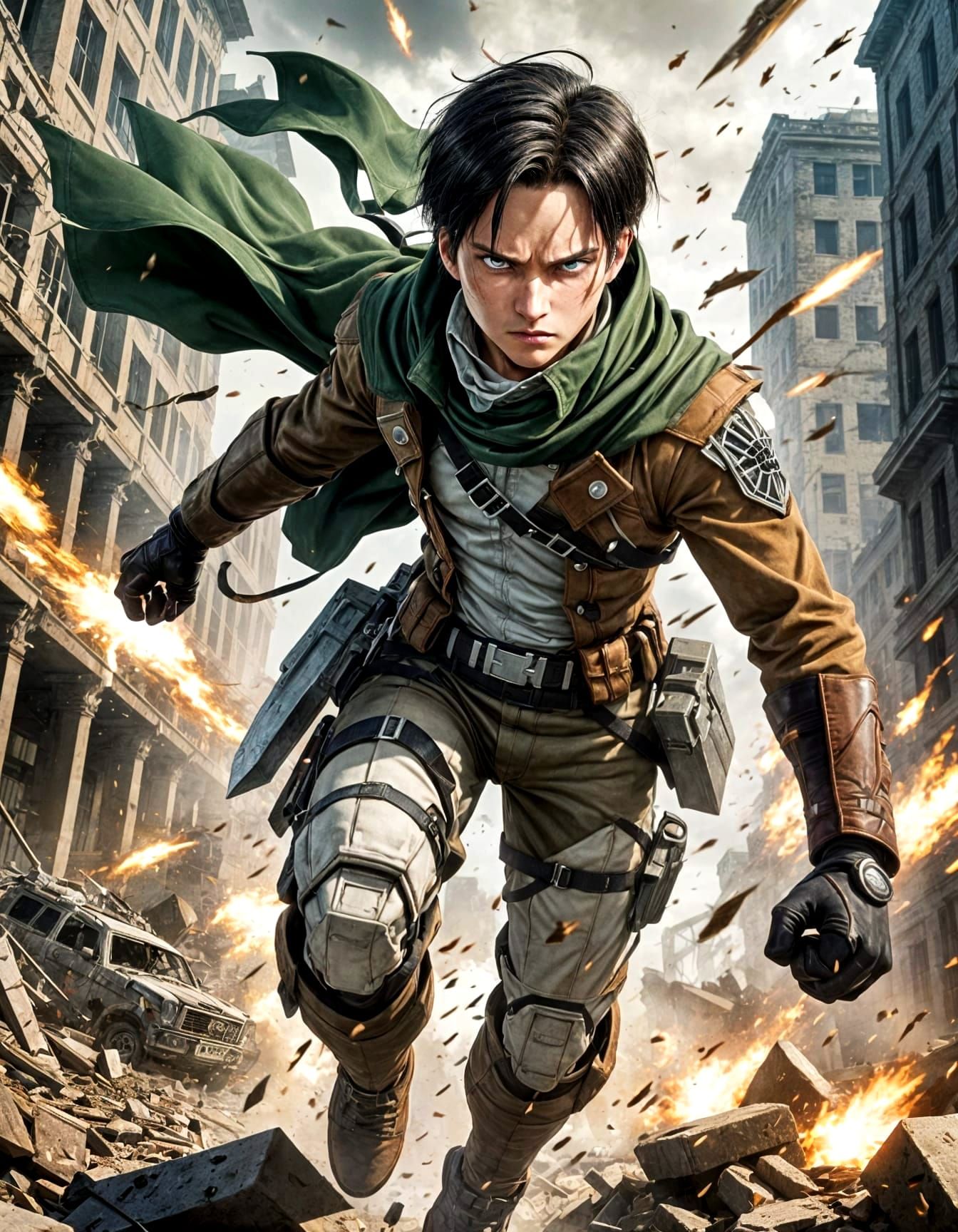 Levi Ackerman, Attack on Titan - Levi Ackerman, Attack on T...