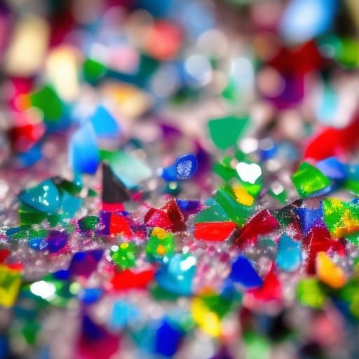 colorful shards of glass - AI Generated Artwork - NightCafe Creator