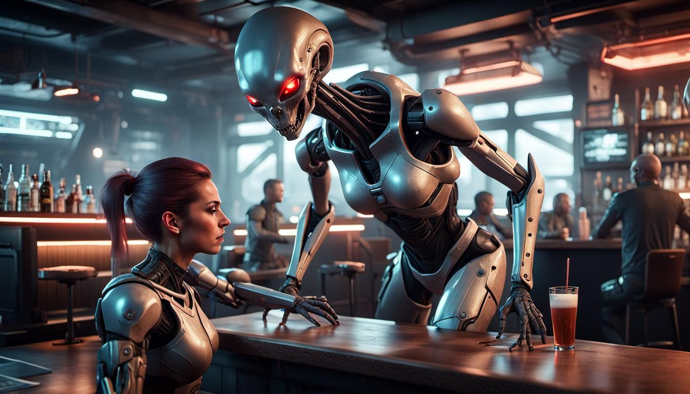 Intense Encounter. - AI Generated Artwork - NightCafe Creator