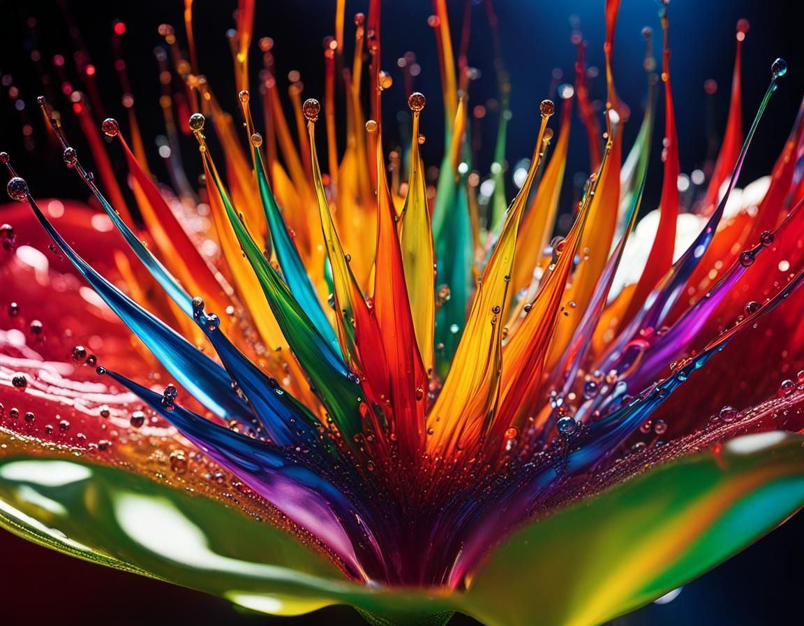 Burst of Color - AI Generated Artwork - NightCafe Creator