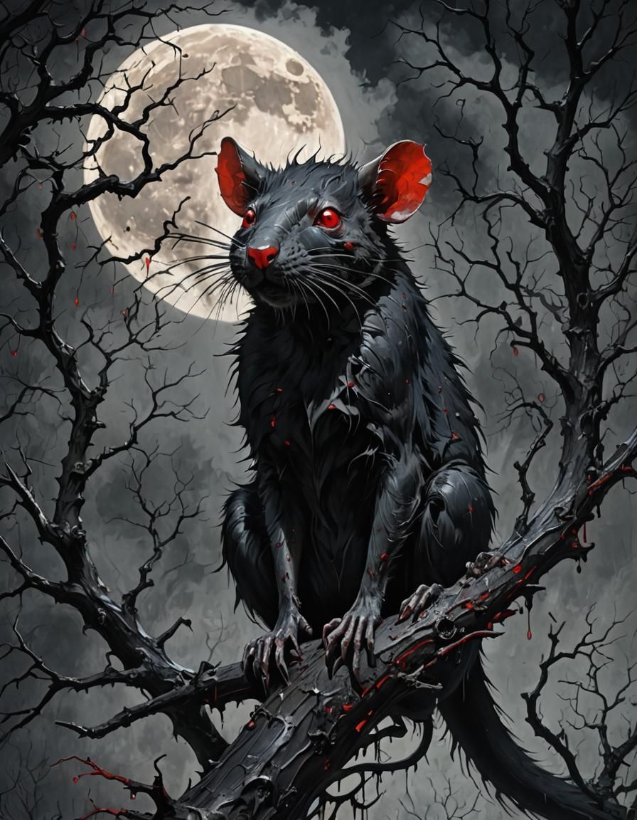 Rat Familiar - AI Generated Artwork - NightCafe Creator