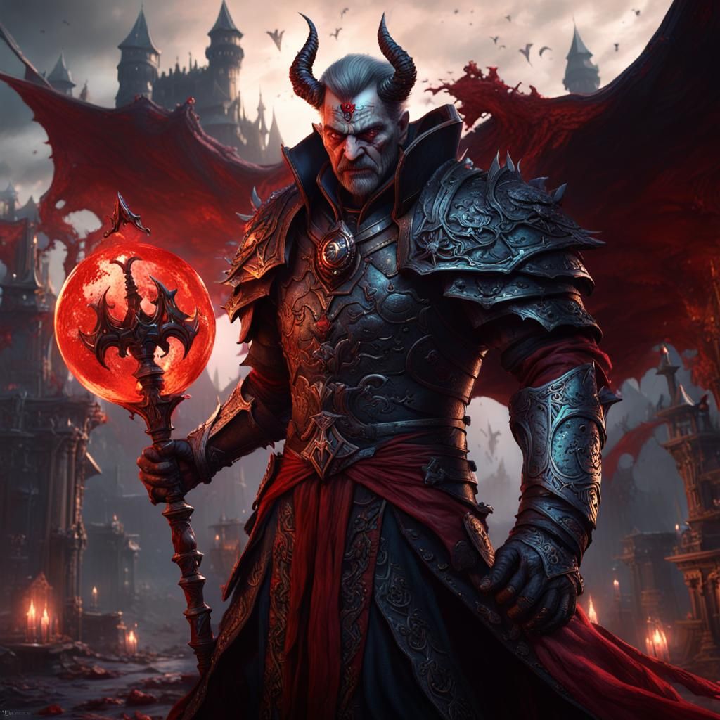 Ancient class Blood King. Ruler of vampires - AI Generated Artwork ...