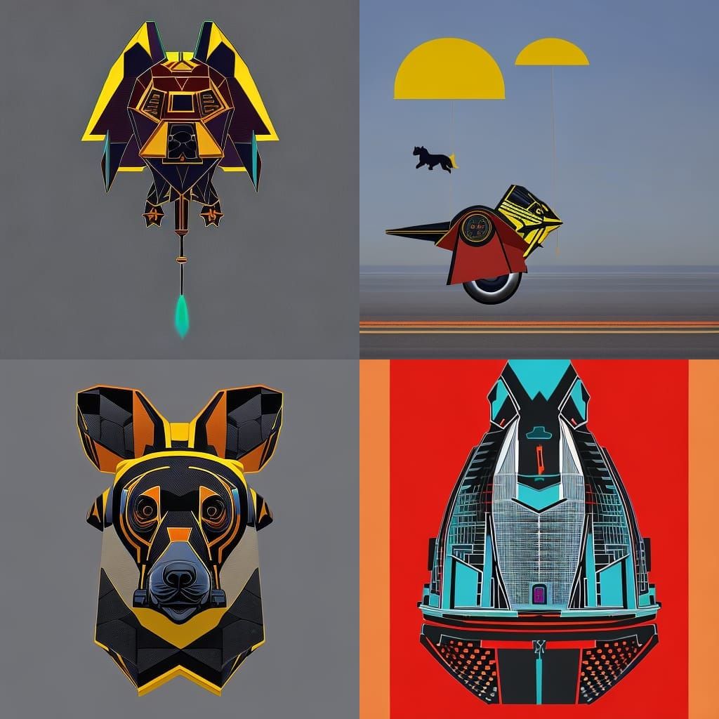 a dog that is about to take off with a jetpack - AI Generated Artwork ...