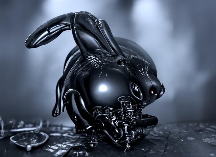 Follow The Alien Rabbit - AI Generated Artwork - NightCafe Creator
