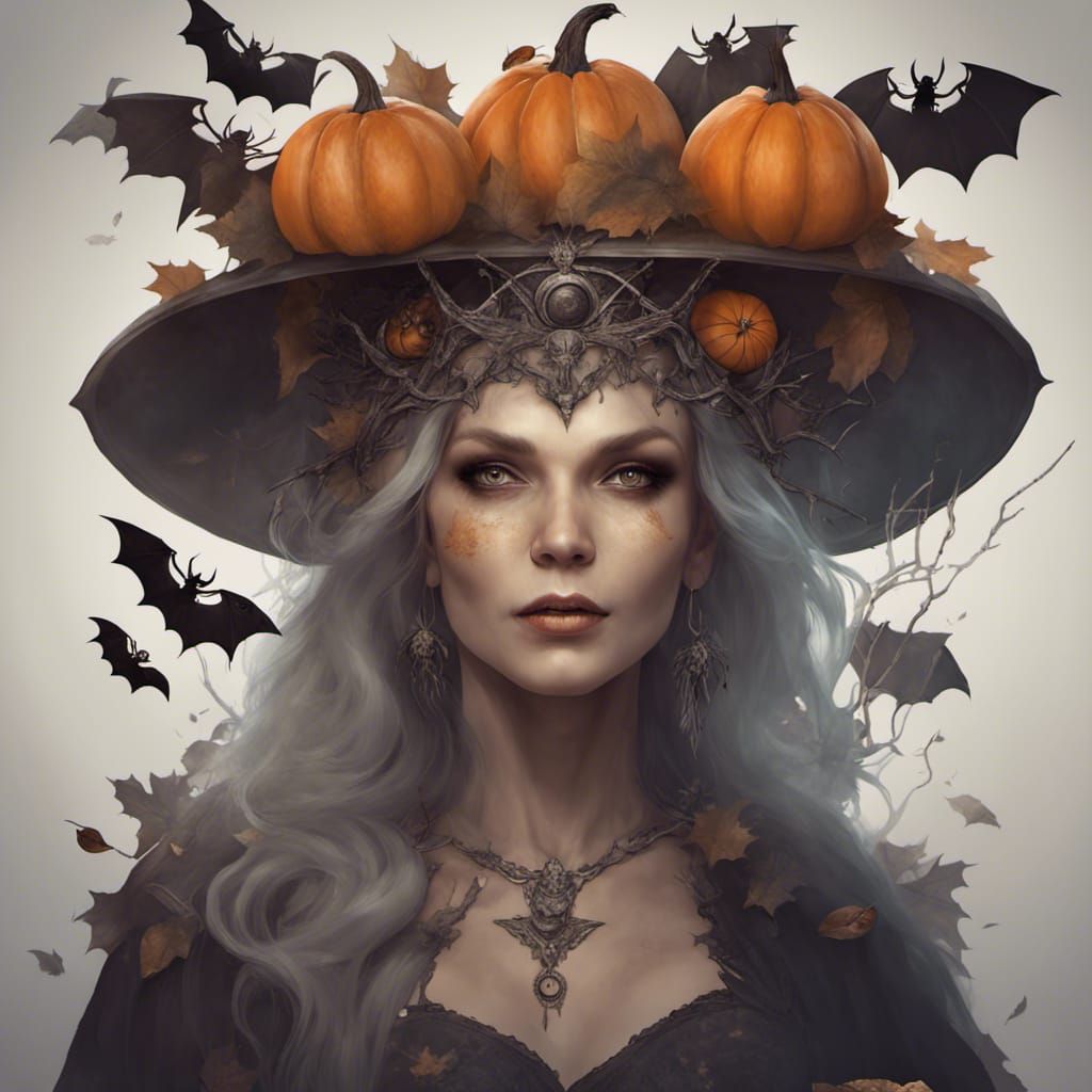 Halloween Portrait Series: Witch - AI Generated Artwork - NightCafe Creator