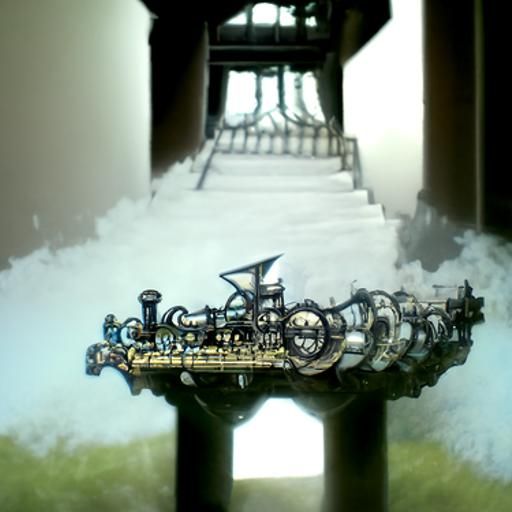 Paradox Stairs - AI Generated Artwork - NightCafe Creator