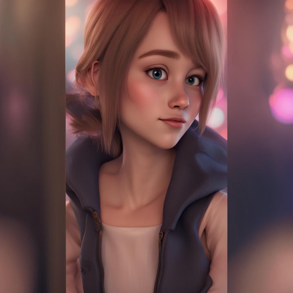 Portrait of a cute girl - AI Generated Artwork - NightCafe Creator