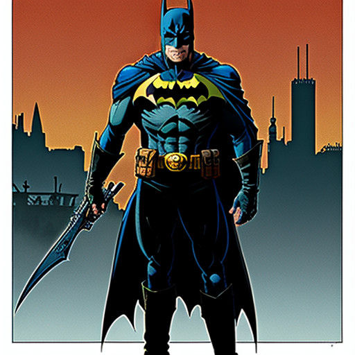 Moebius-Inspired Post-Apocalyptic Batman Rises as ... - AI Art
