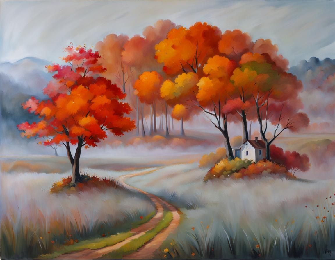 Autumn - AI Generated Artwork - NightCafe Creator