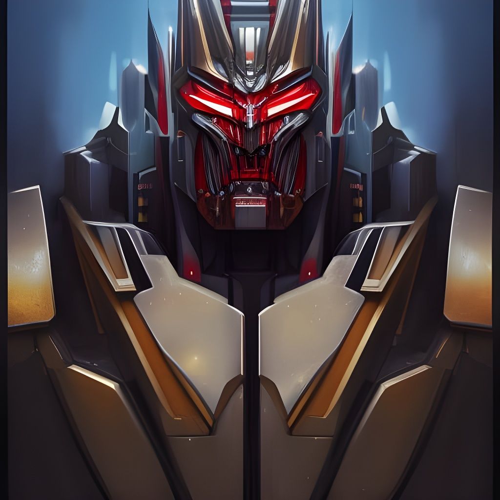 Demonic Optimus prime - AI Generated Artwork - NightCafe Creator