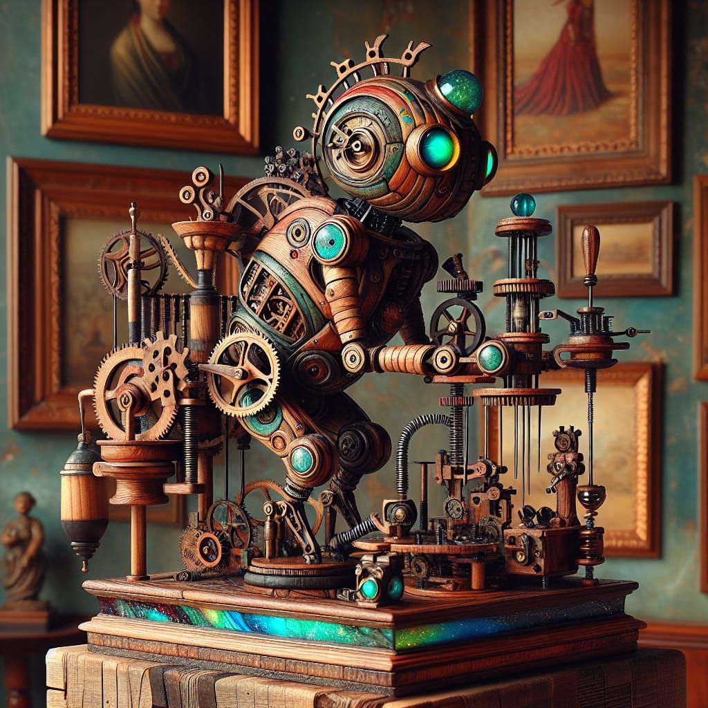 Patchwork Cybercraft Cybersteamcorepunk Doodads Zoomorphic Automata