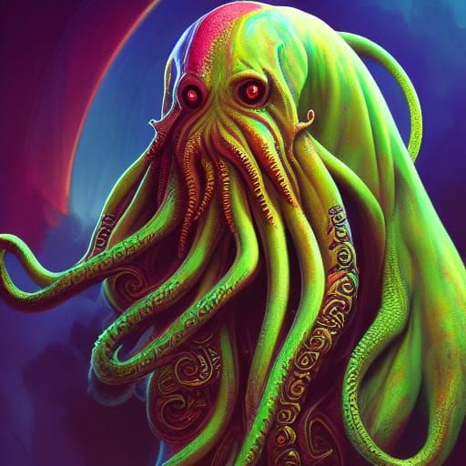 cthulhu - AI Generated Artwork - NightCafe Creator