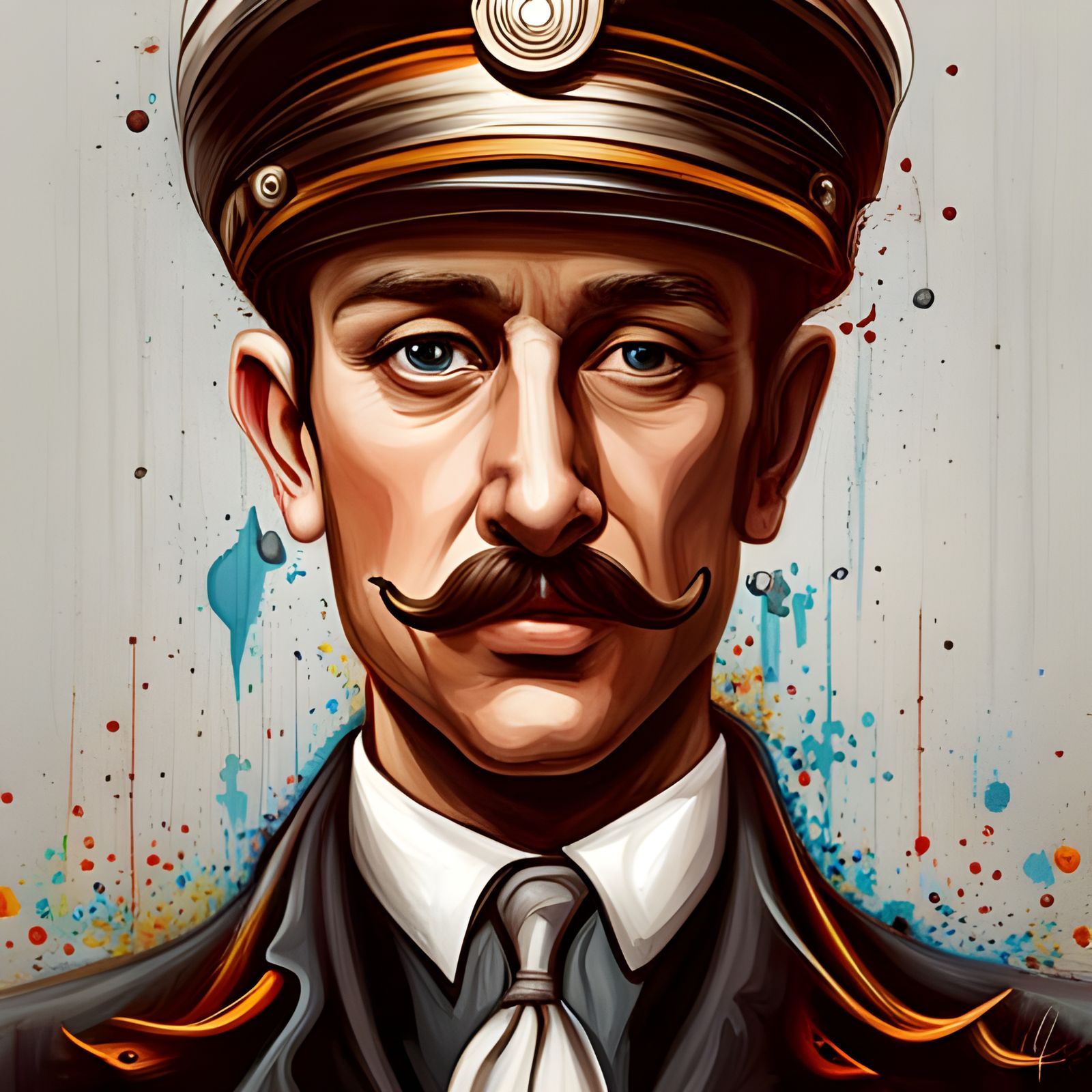 A 1900s prince with a mustache - AI Generated Artwork - NightCafe Creator