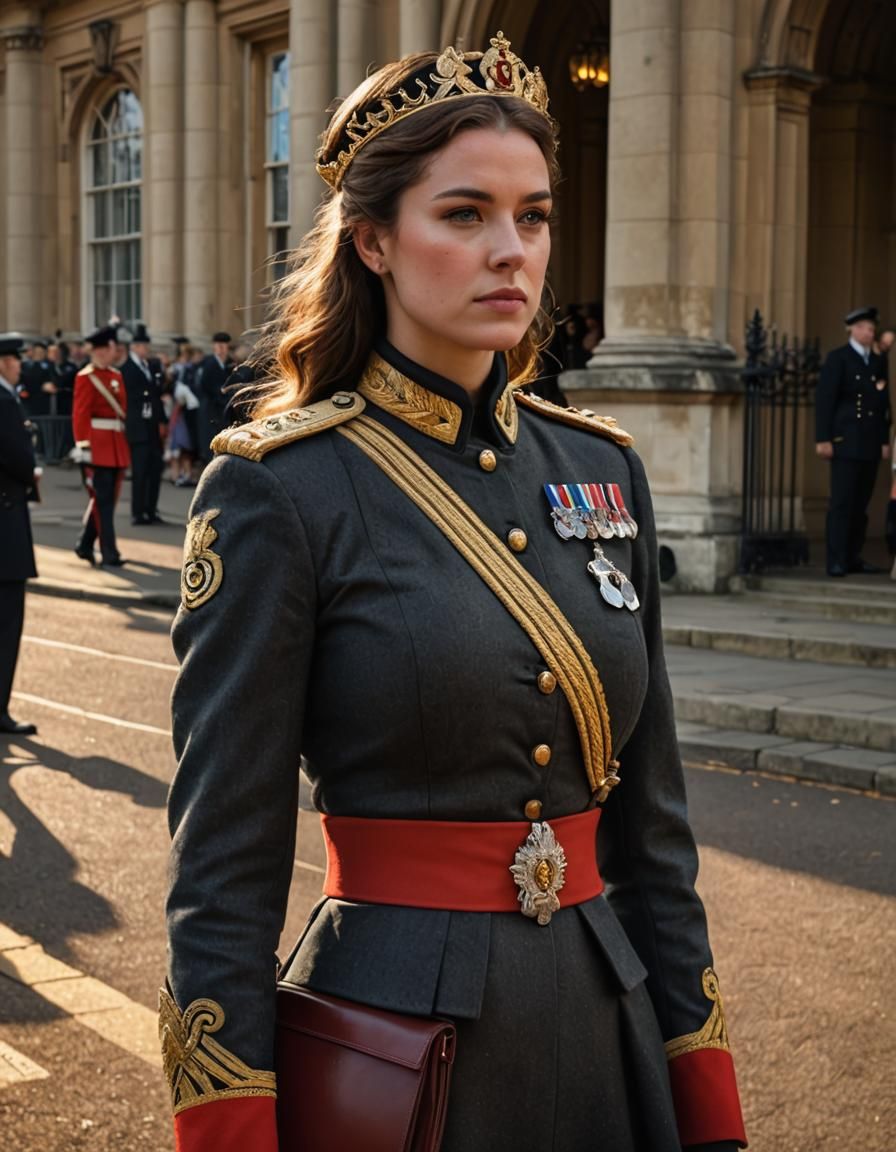 Kings guard, A little too litereal with the crown. - AI Generated ...