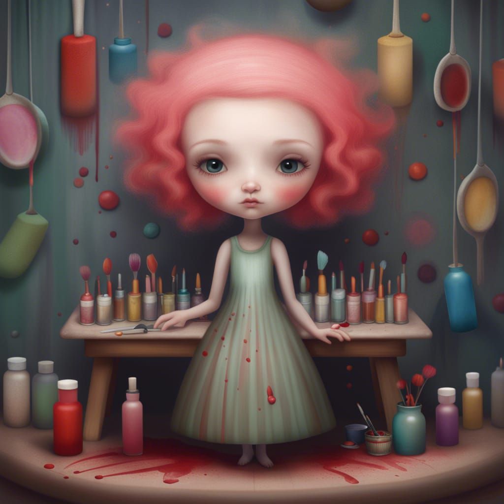 The Painter~🎨 - AI Generated Artwork - NightCafe Creator