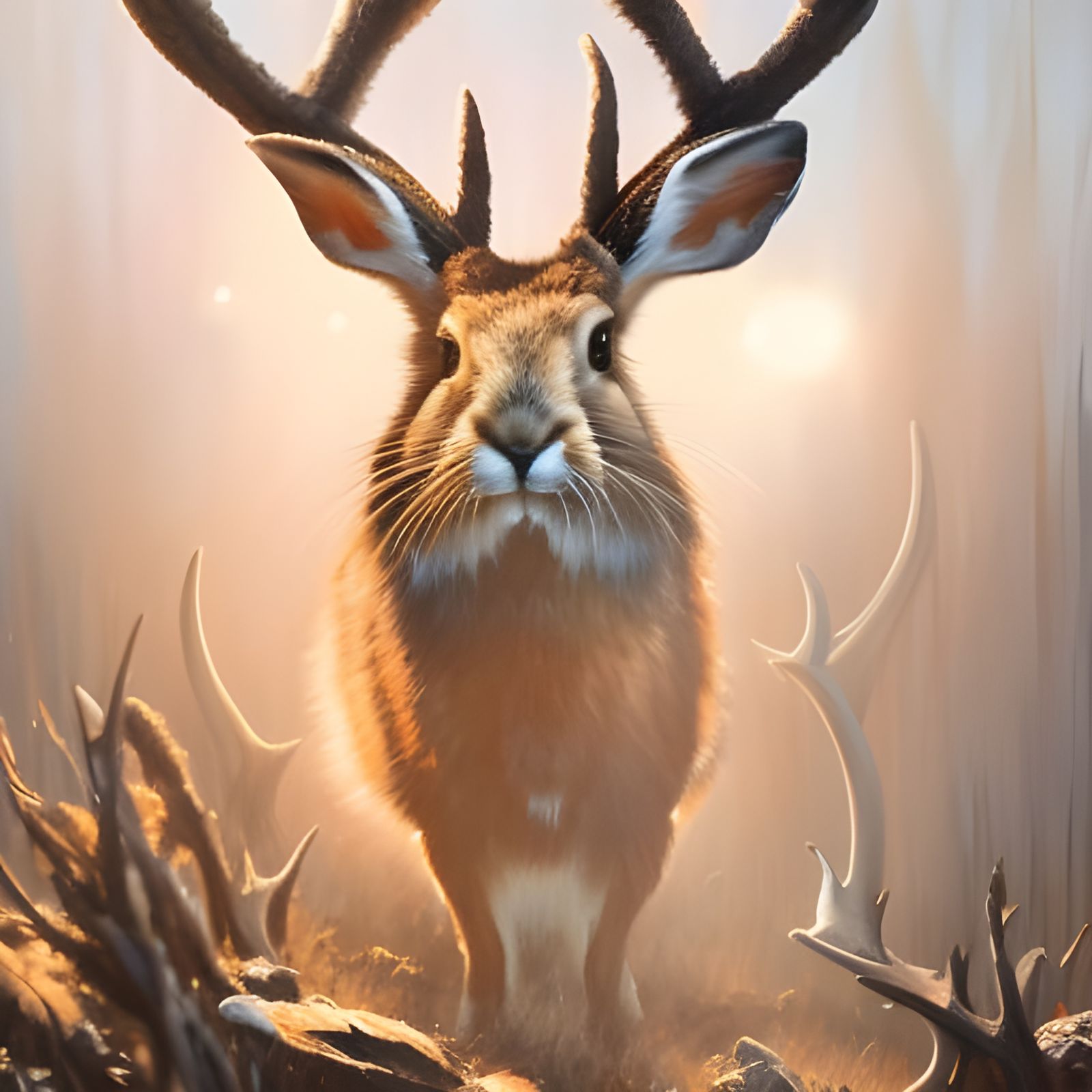 Jackalope 08 - AI Generated Artwork - NightCafe Creator