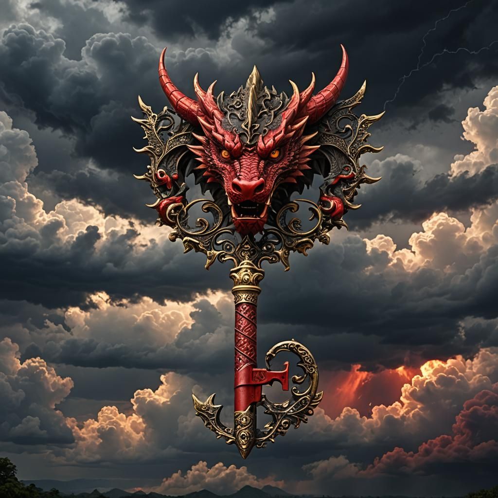 Dragon Key - AI Generated Artwork - NightCafe Creator