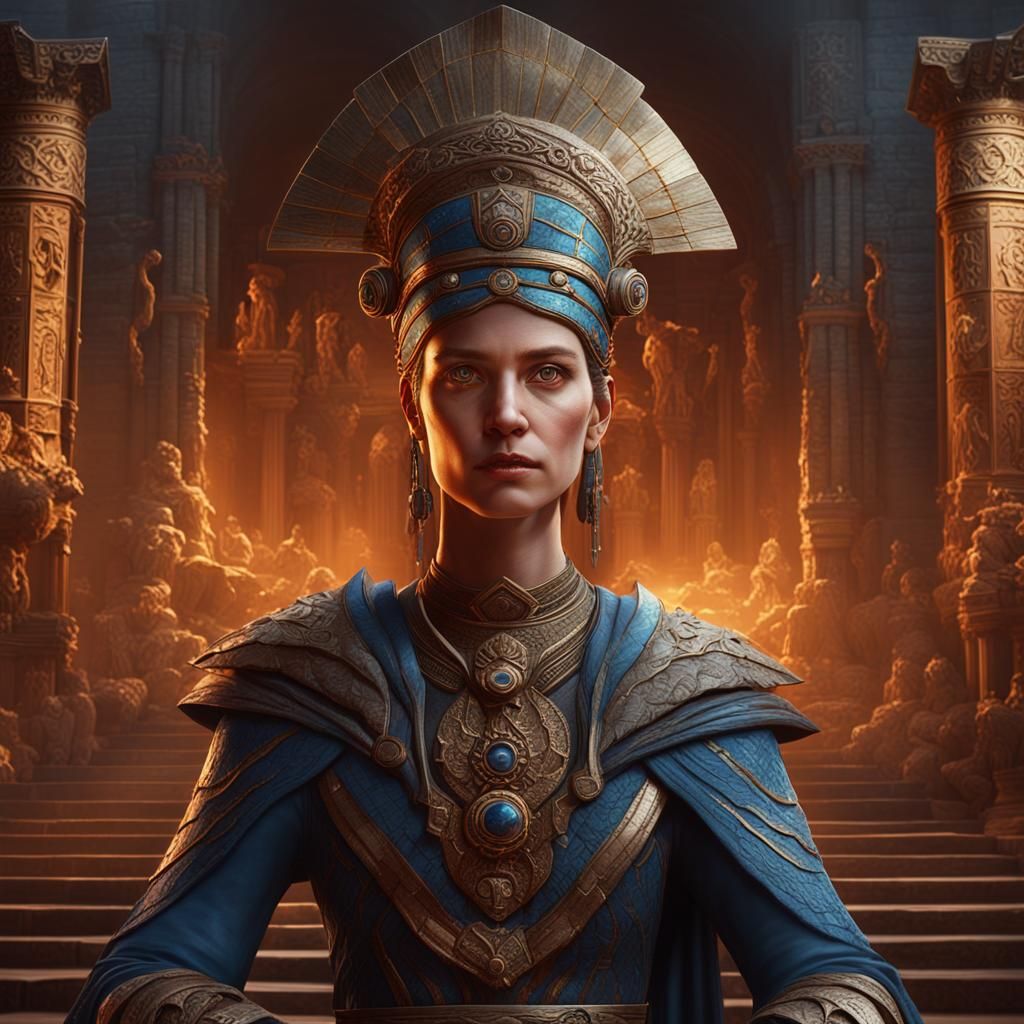 Portrait of Oracle of Delphi - AI Generated Artwork - NightCafe Creator