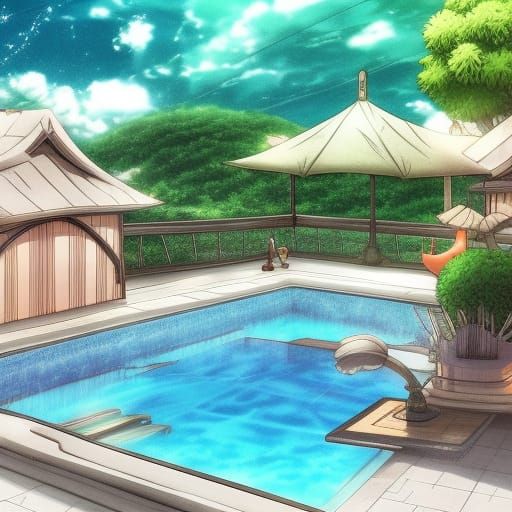 Anime Pool #1 - AI Generated Artwork - NightCafe Creator