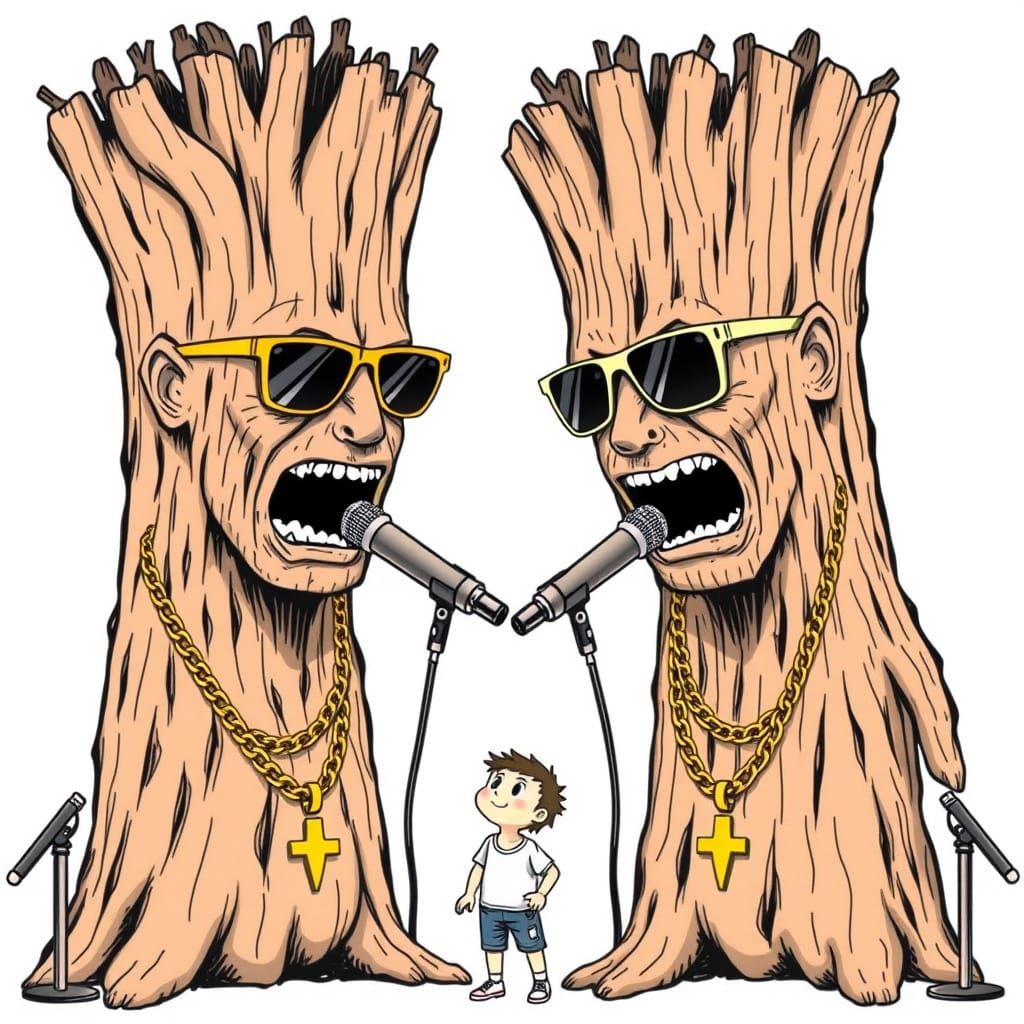 Ent-rapping - Treepersons Entertain a Young Fan