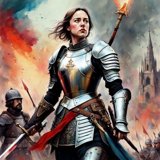 Joan of Arc (1412 - 1431) - French military leader and saint (#1) - AI ...