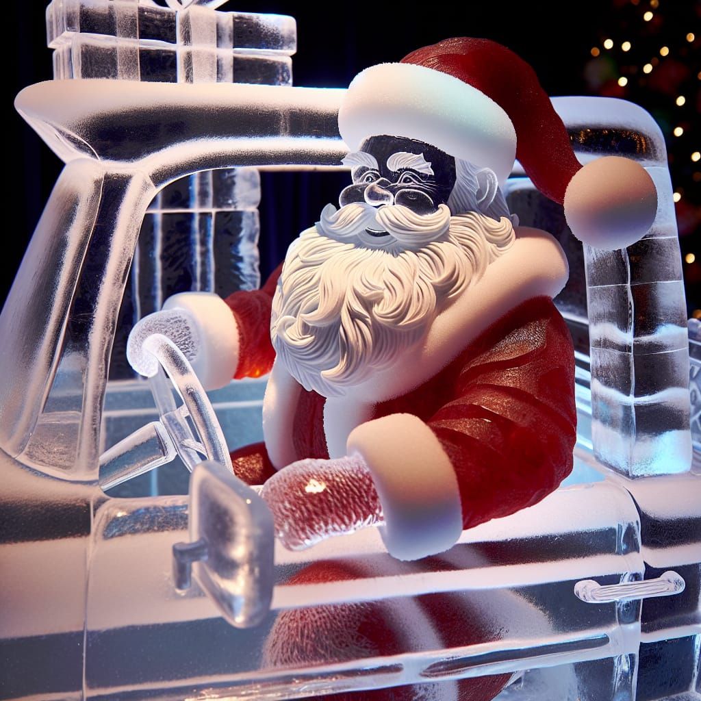 Santa's Other Sleigh - Santa's Whimsical Winter Ride in Intr...