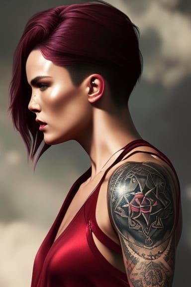 Ruby Rose - AI Generated Artwork - NightCafe Creator