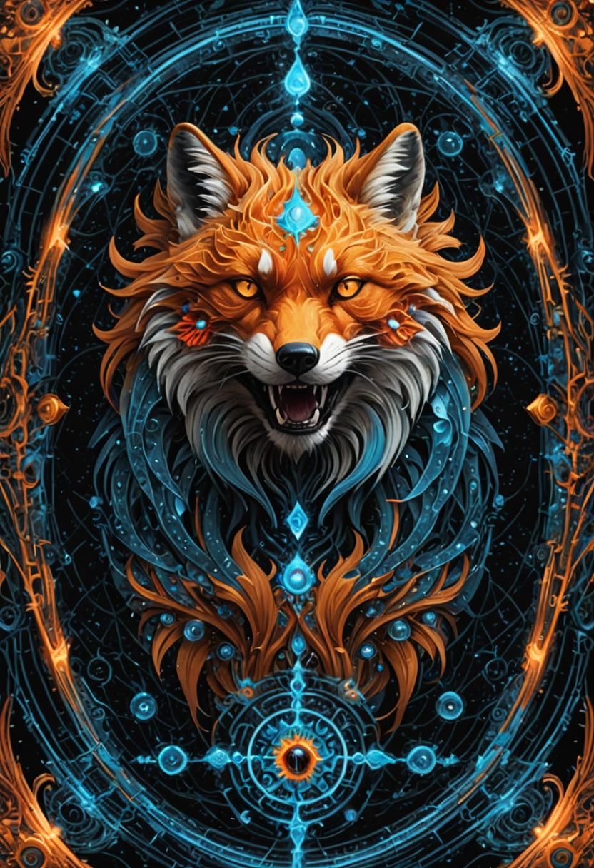 Firefox and Icefox, Does the abyss stare back at you? - AI Generated ...