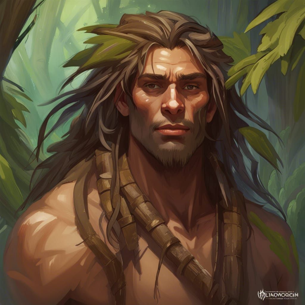 Wild forest druid - AI Generated Artwork - NightCafe Creator