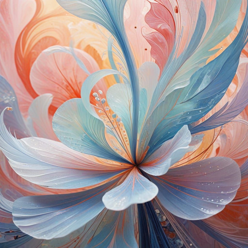 mystical aura - Whispering Petal Forms in Soft Focus